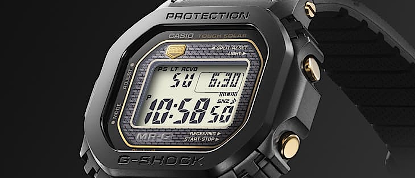 G-SHOCK MR-G以钛合金重新演绎经典名作DW-5000风采
