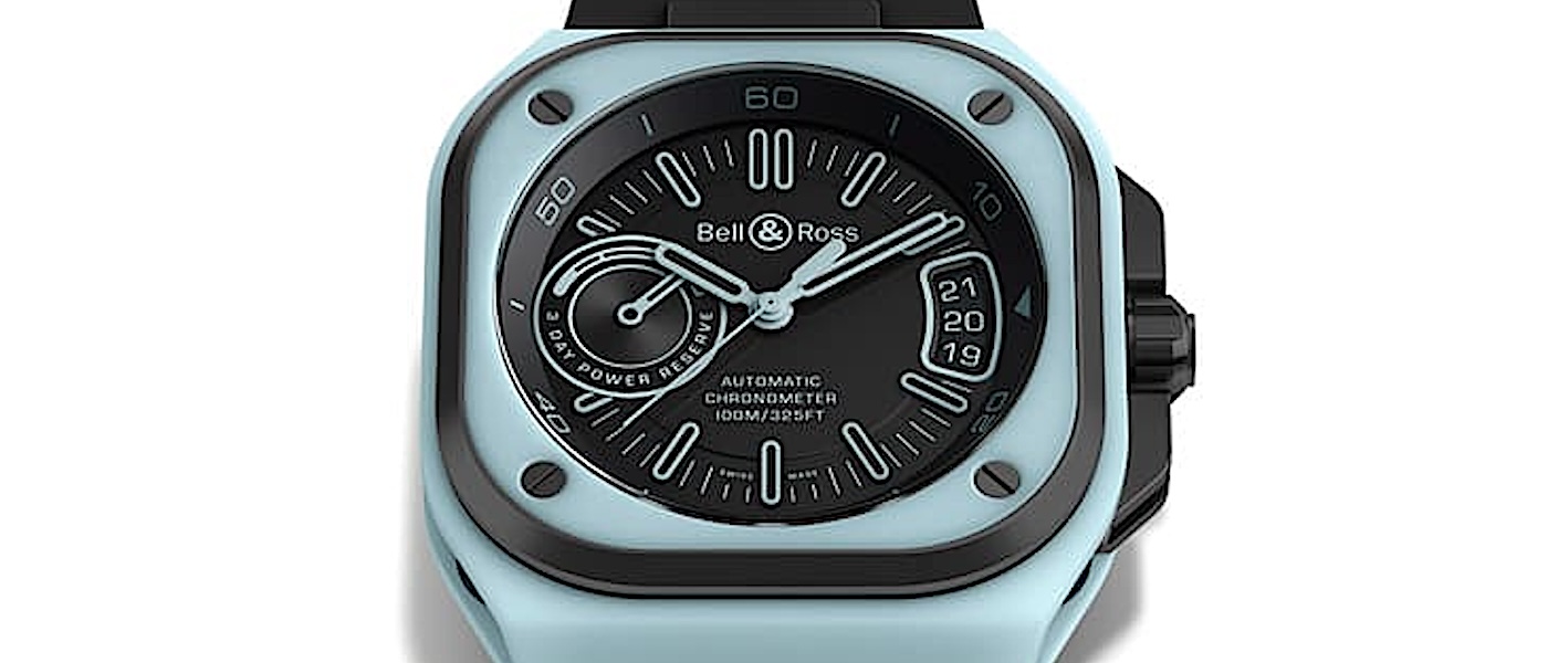 BELL & ROSS Lum系列持续在BR-X5绽放豪迈「蓝色夜光」